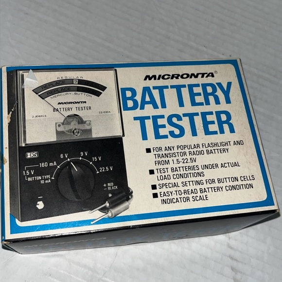 micronta | Other | Vintage Micronta Battery Tester 2230 A Radio Shack ...